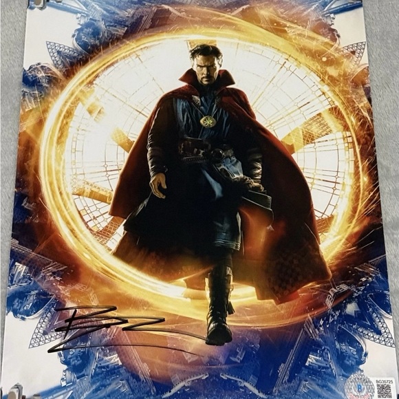 Autograph | Other | Benedict Cumberbatch Doctor Strange Marvel 8x ...